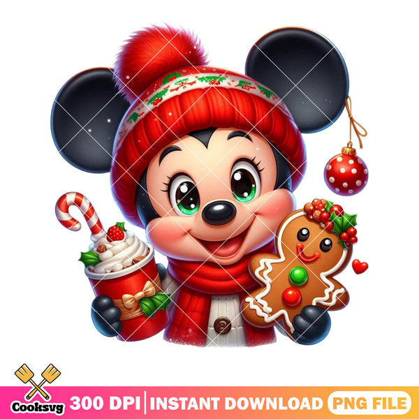 Adorable christmas mickey png, disney christmas png, mickey mouse png ...
