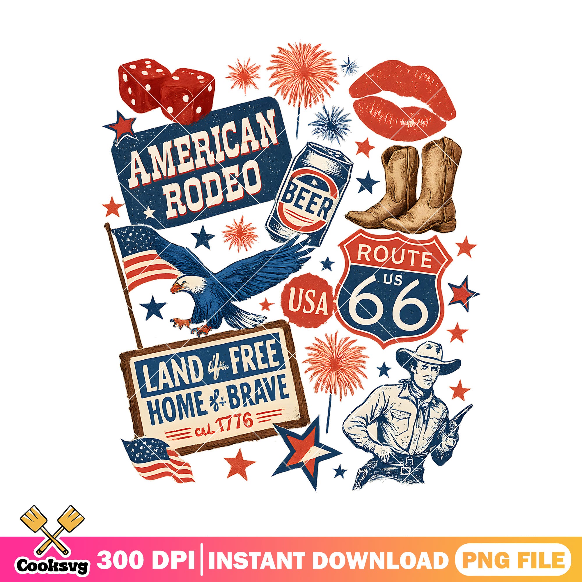 American rodeo land free png, america land free png, memorial day png ...