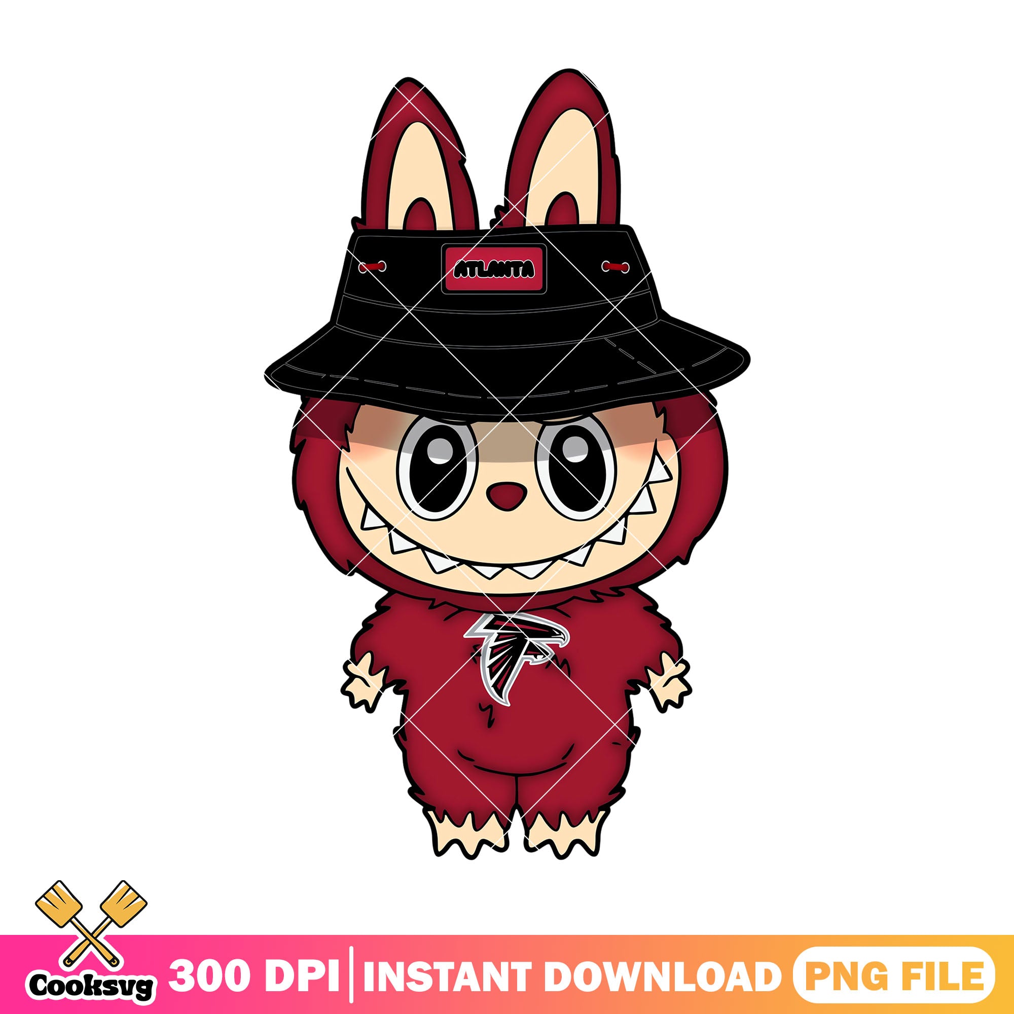 Atlanta labubu baseball team png, labubu hehe png, labubu popmart png ...