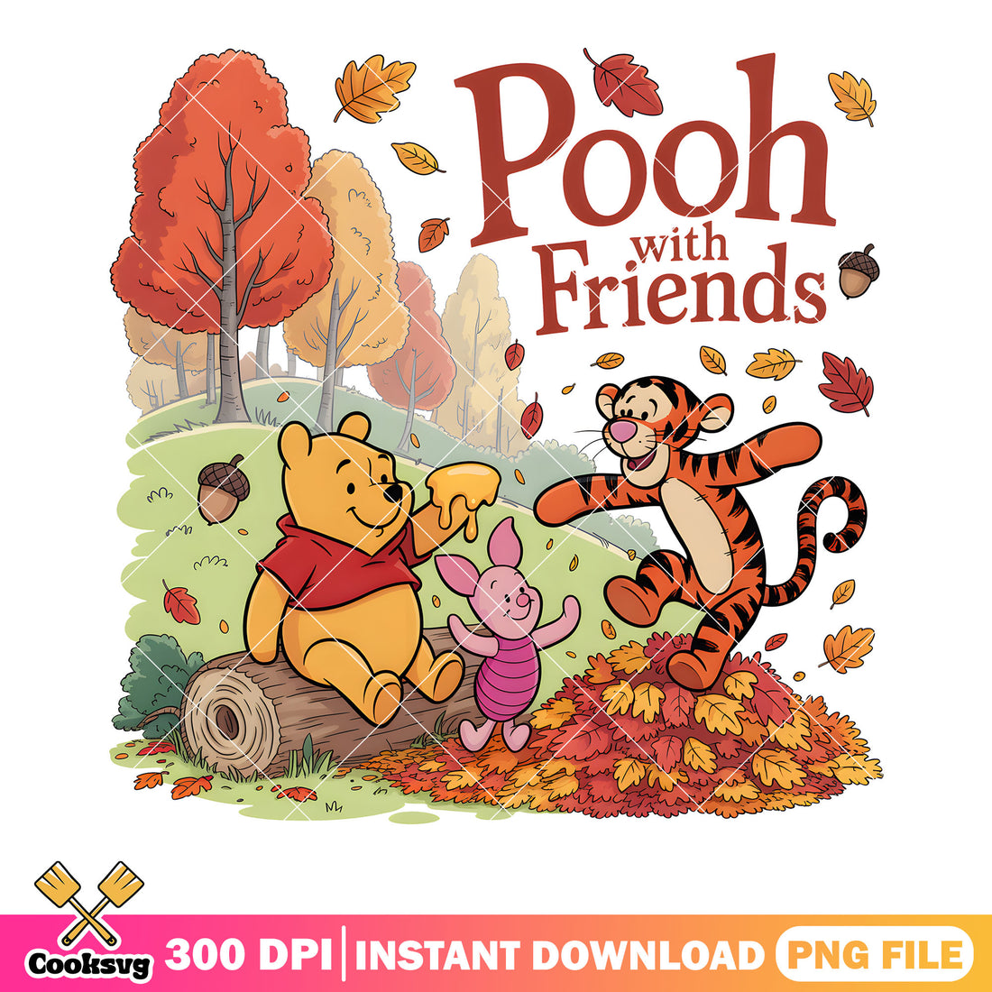 Autumn pooh play leaf png, winnie the pooh png, pooh bear png – Cooksvg