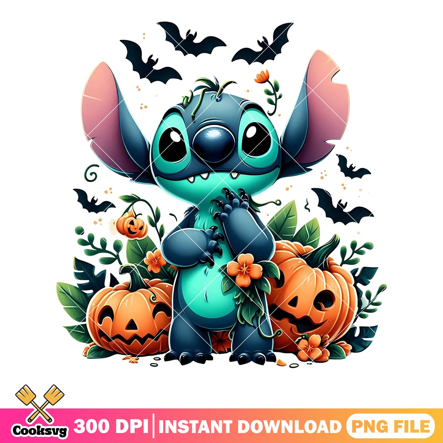 Baby stitch png, disney halloween png, jack o lantern png – Cooksvg