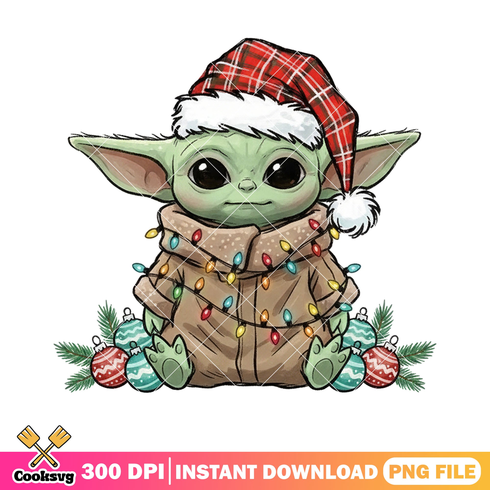 Baby yoda star wars png, grogu christmas decor png, funny png – Cooksvg