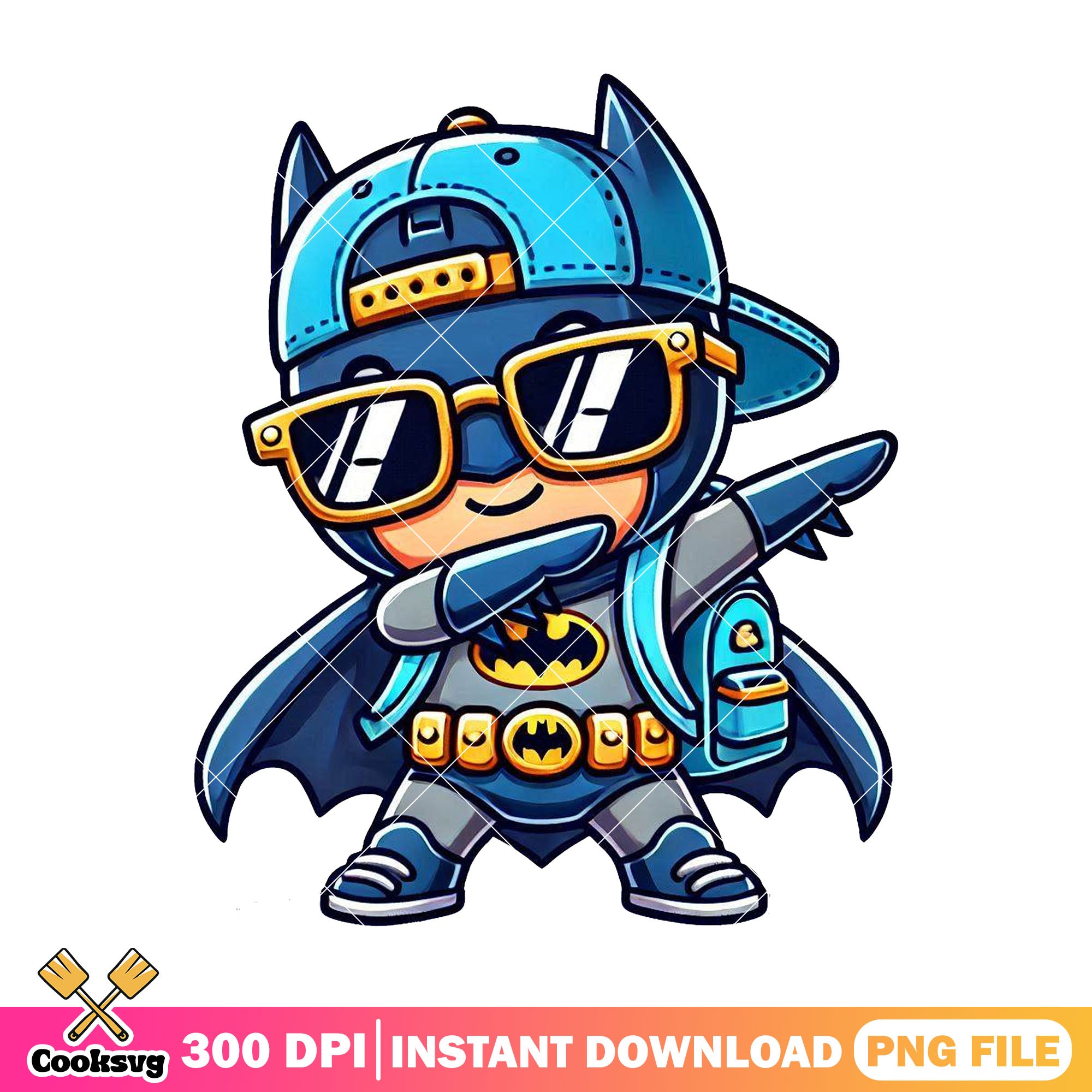 Batman chibi sunglasses png, dc batman png, going back to school png ...