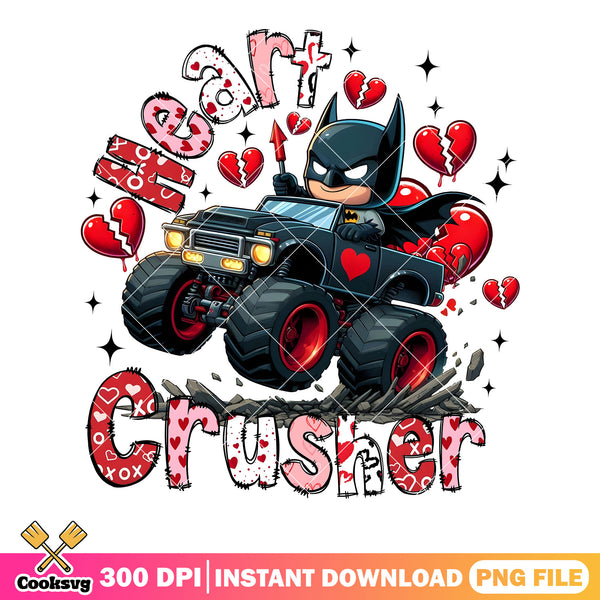 Bat monster truck valentine png, batman png, valentine gifts png – Cooksvg
