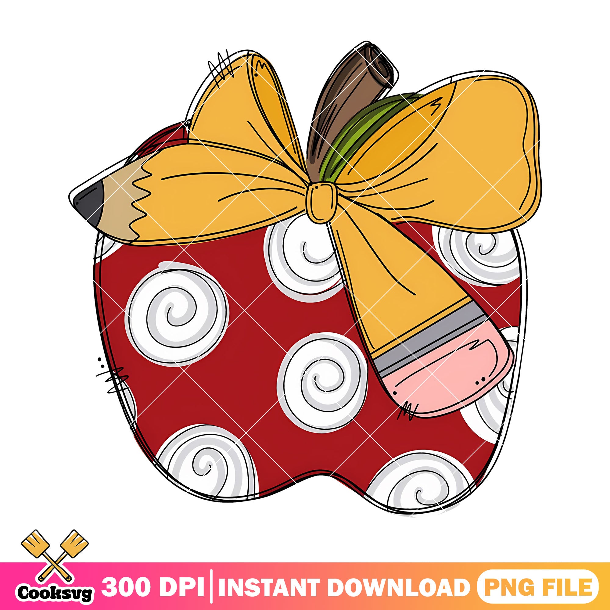 Big apple design png, yellow bow png, welcome back to school png – Cooksvg