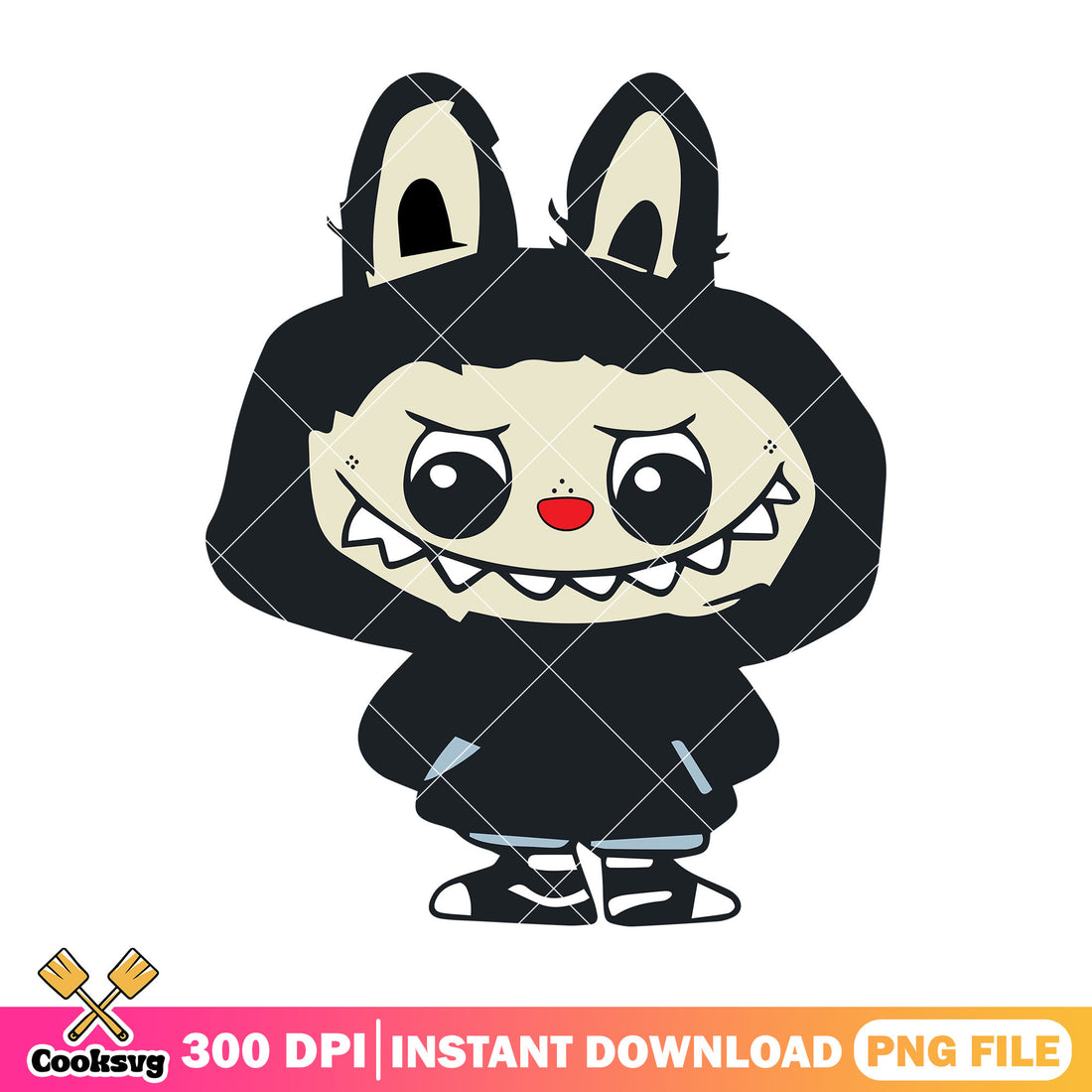 Black monster labubu png, black labubu png, labubu dolls png – Cooksvg