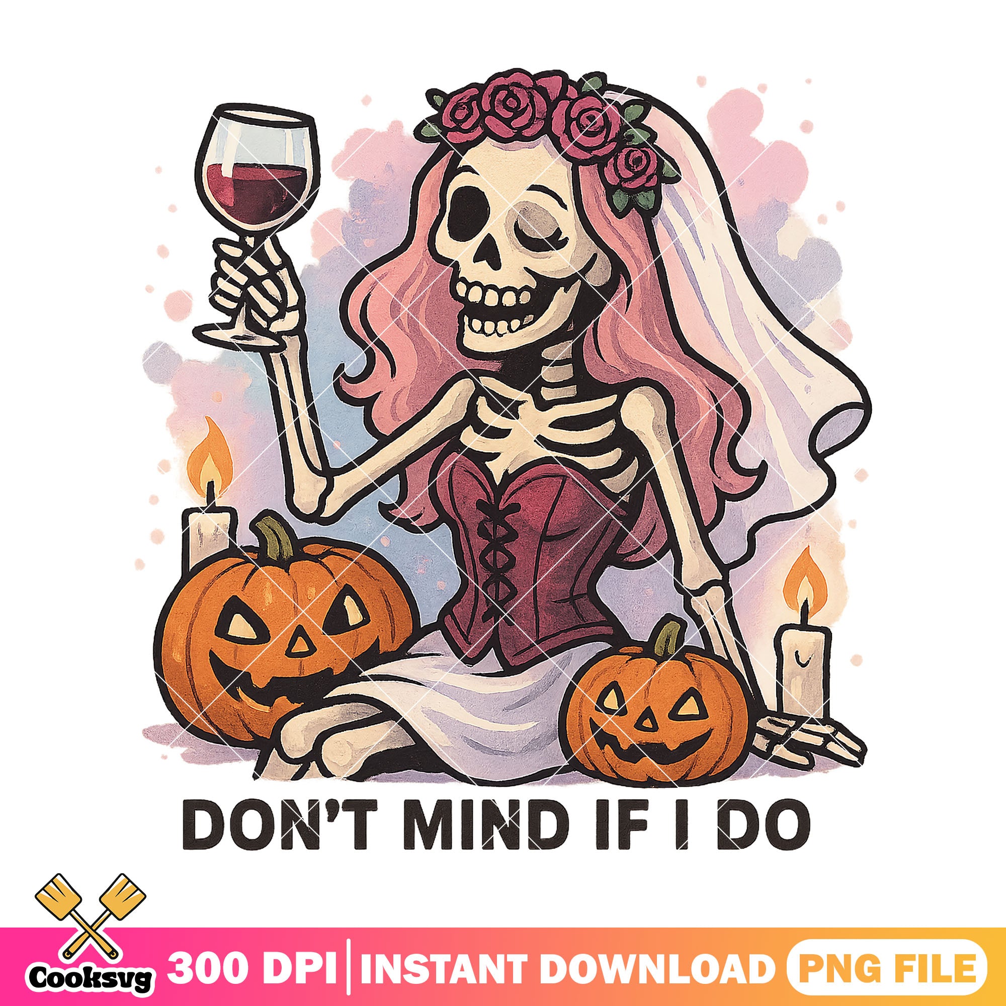 Bride celebrates with pumpkins png, horror bride png, halloween fun pn ...