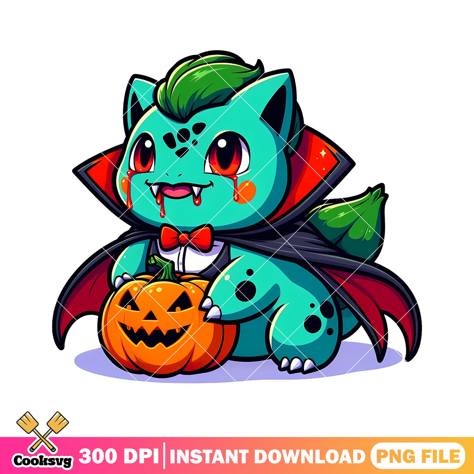 Bulbasaur ghost custome png, pokemon custome png, halloween png – Cooksvg