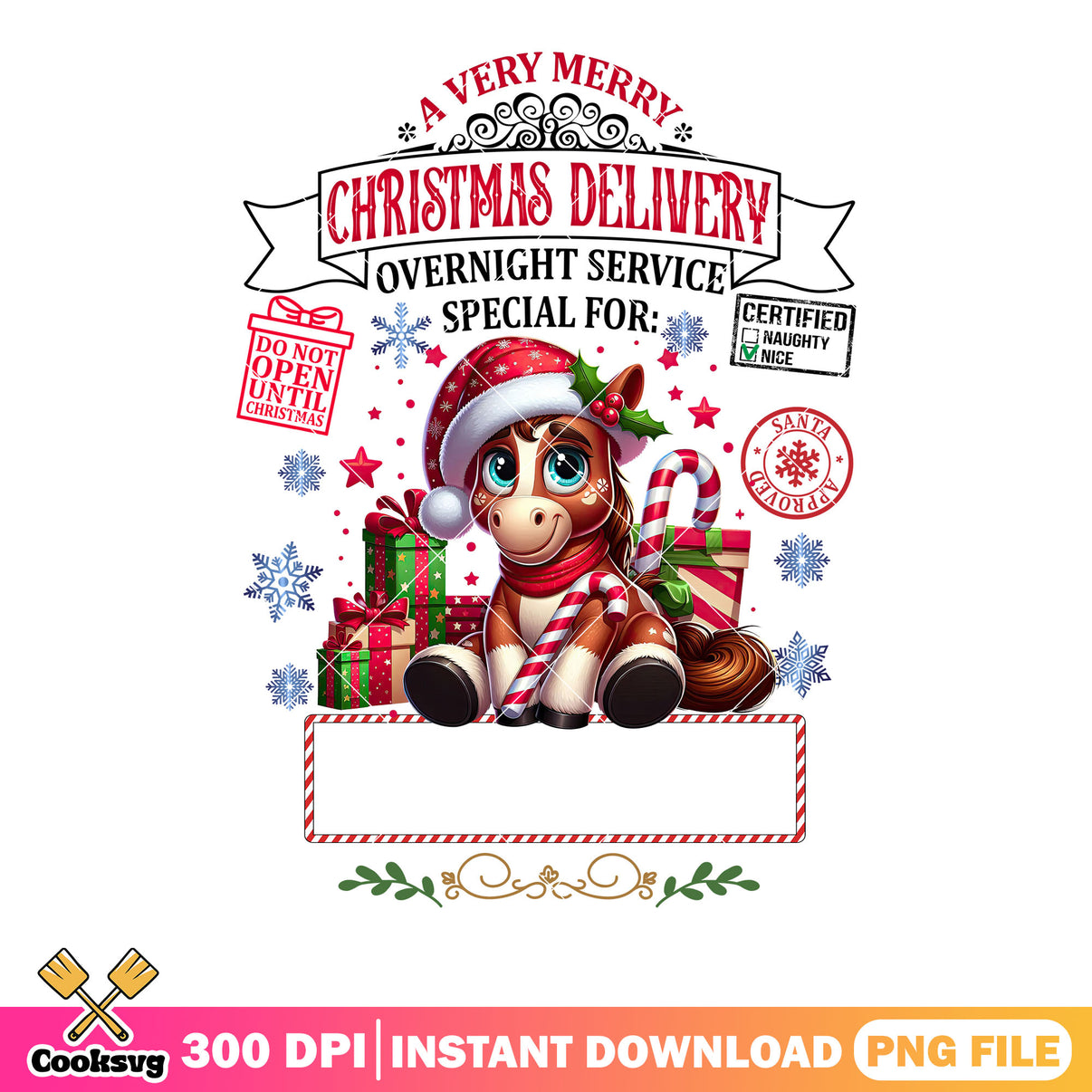 Candy cane christmas horse png, snow christmas png, frozen png – Cooksvg