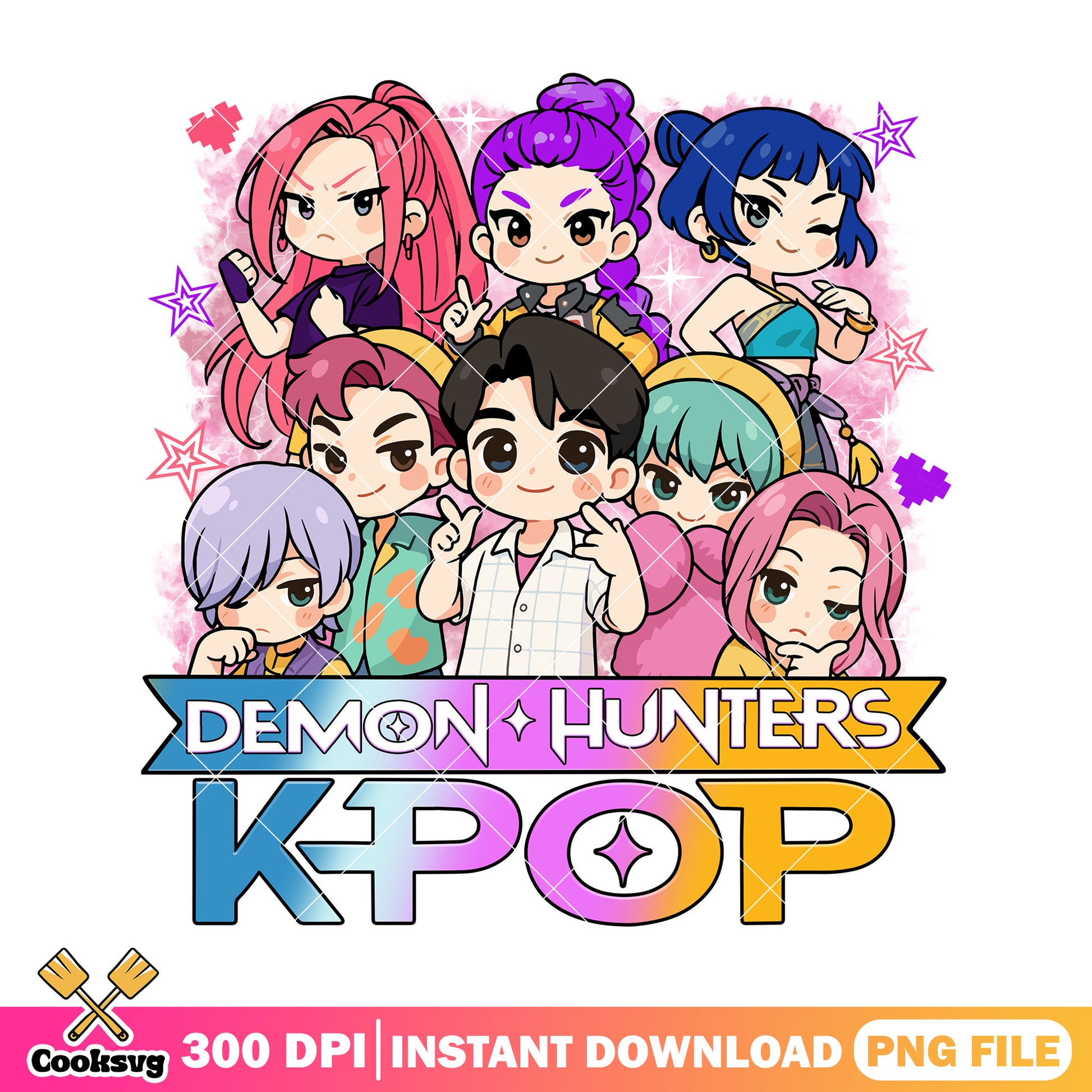 Chibi hunters kpop png, huntrix kpop png, kpop saja png – Cooksvg