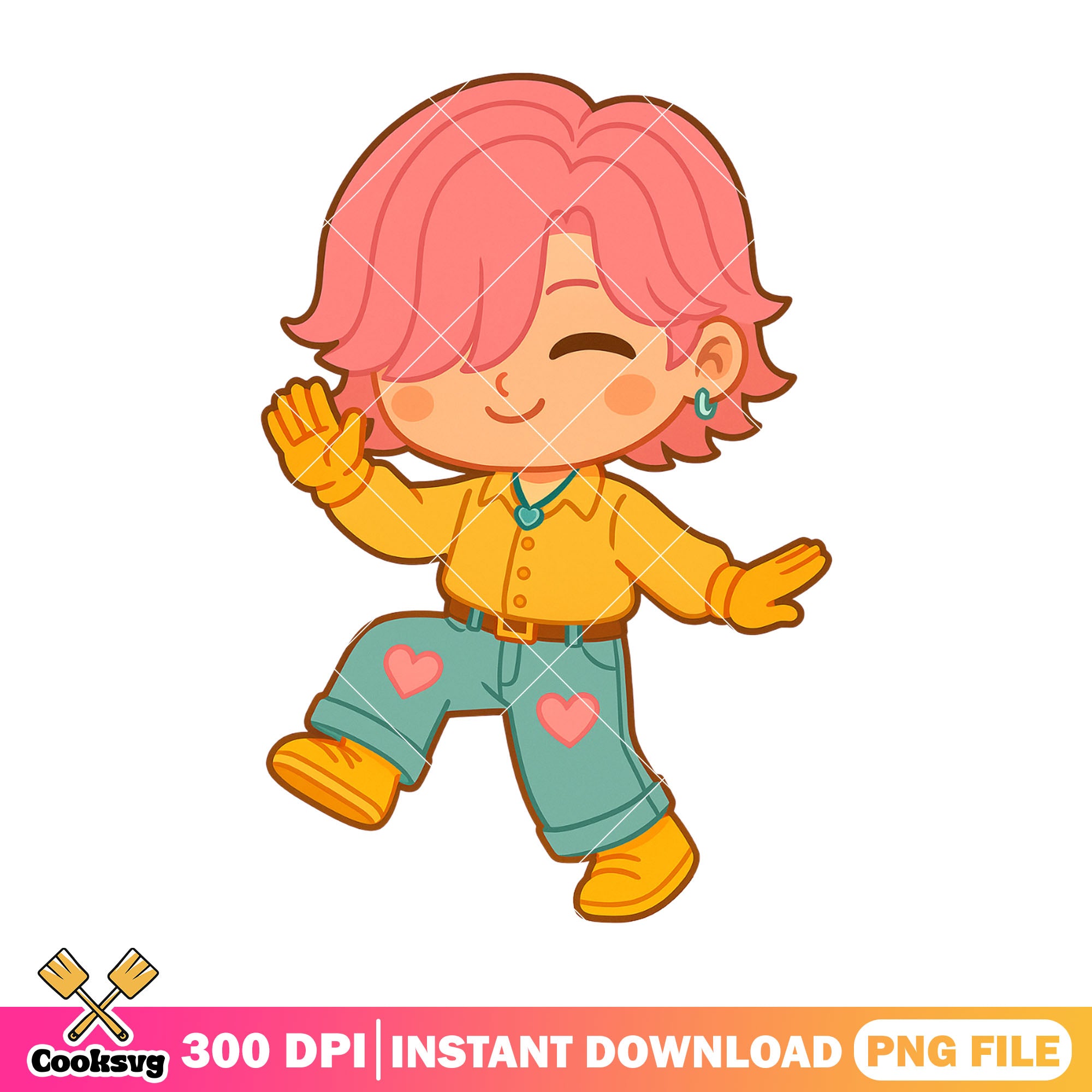 Chibi romance dancing pose png, romance saja png, saja boys band png ...