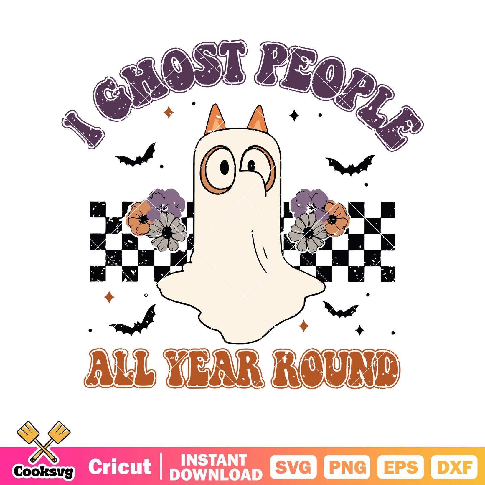 Chost people bluey all year round svg, bluey cosplay svg, bluey hallow ...