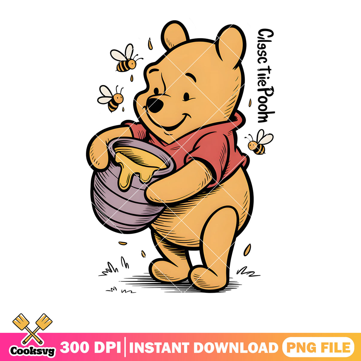 Classic time pooh png, pooh poster png, winnie the pooh png – Cooksvg