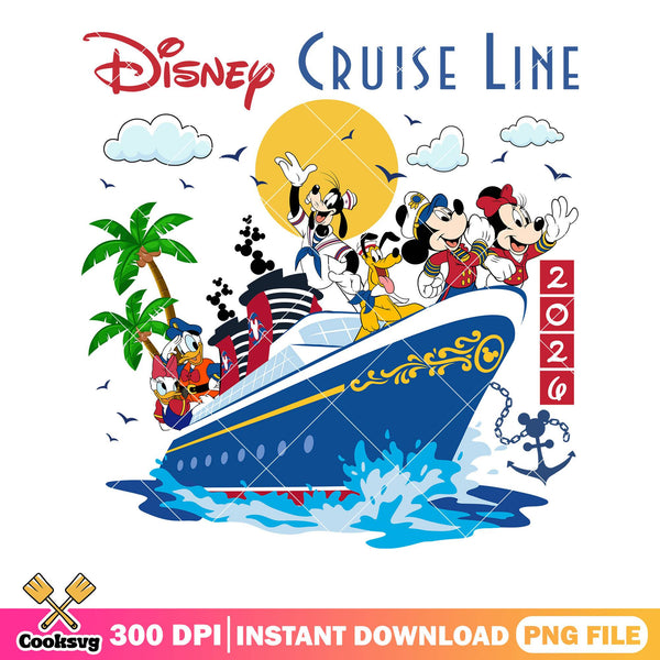 Cruise captain 2026 png, mickey friends png, cruise travel png – Cooksvg