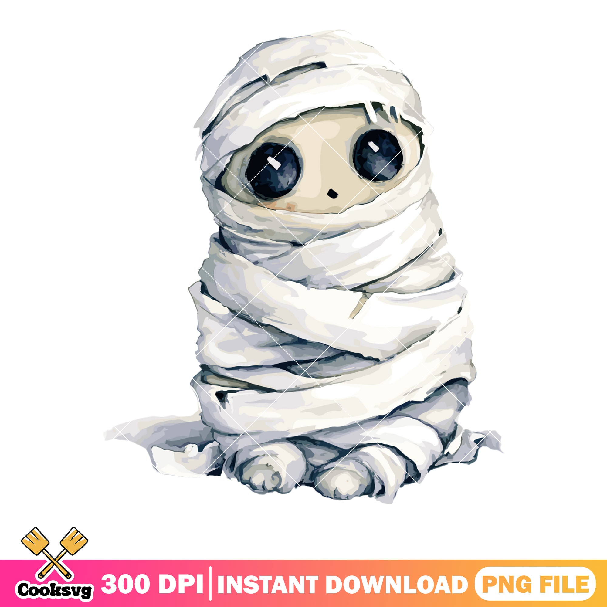 Cute baby monster png, mummy costume png, halloween night png – Cooksvg
