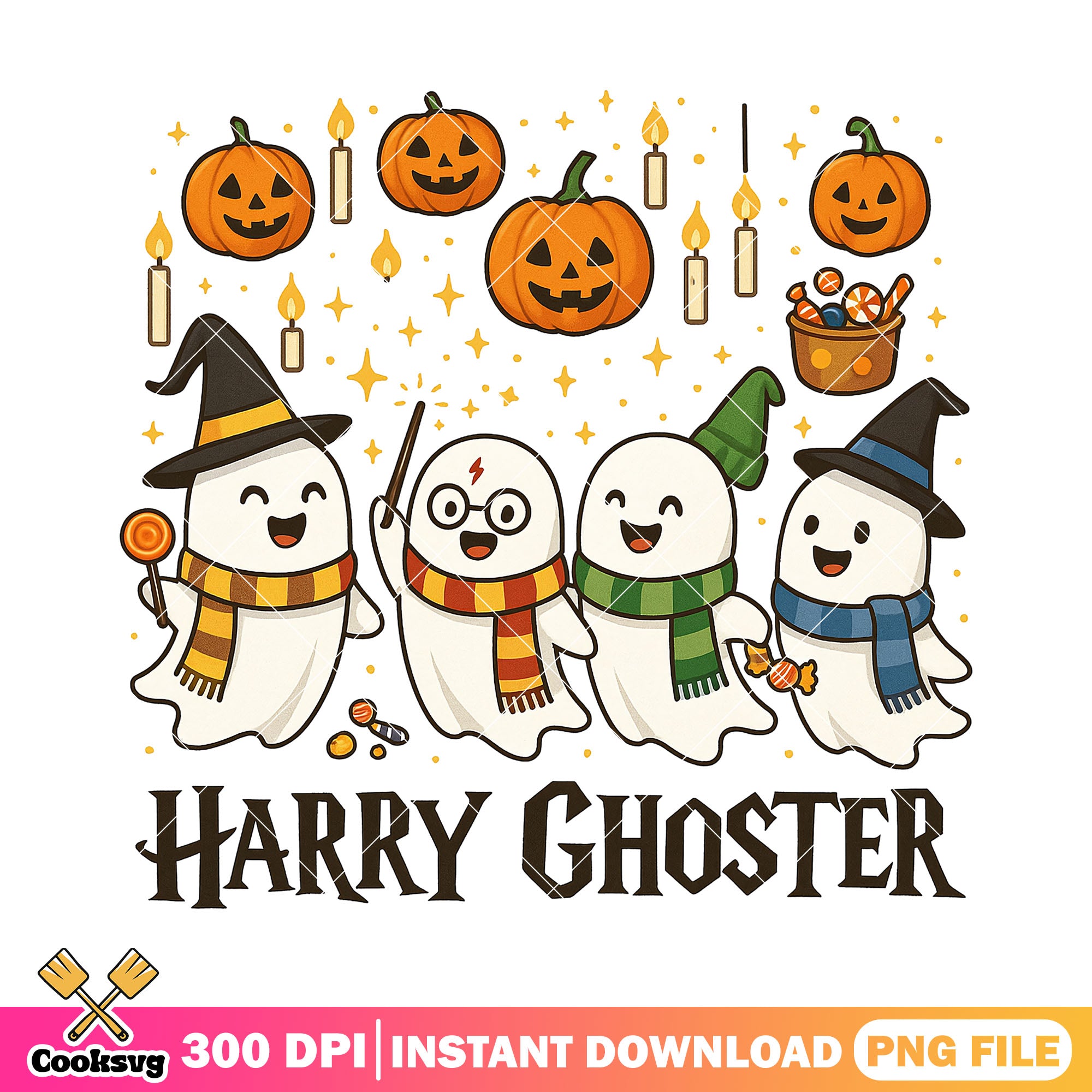 Cute wizard ghosts png, harry ghoster png, halloween ghosts png – Cooksvg