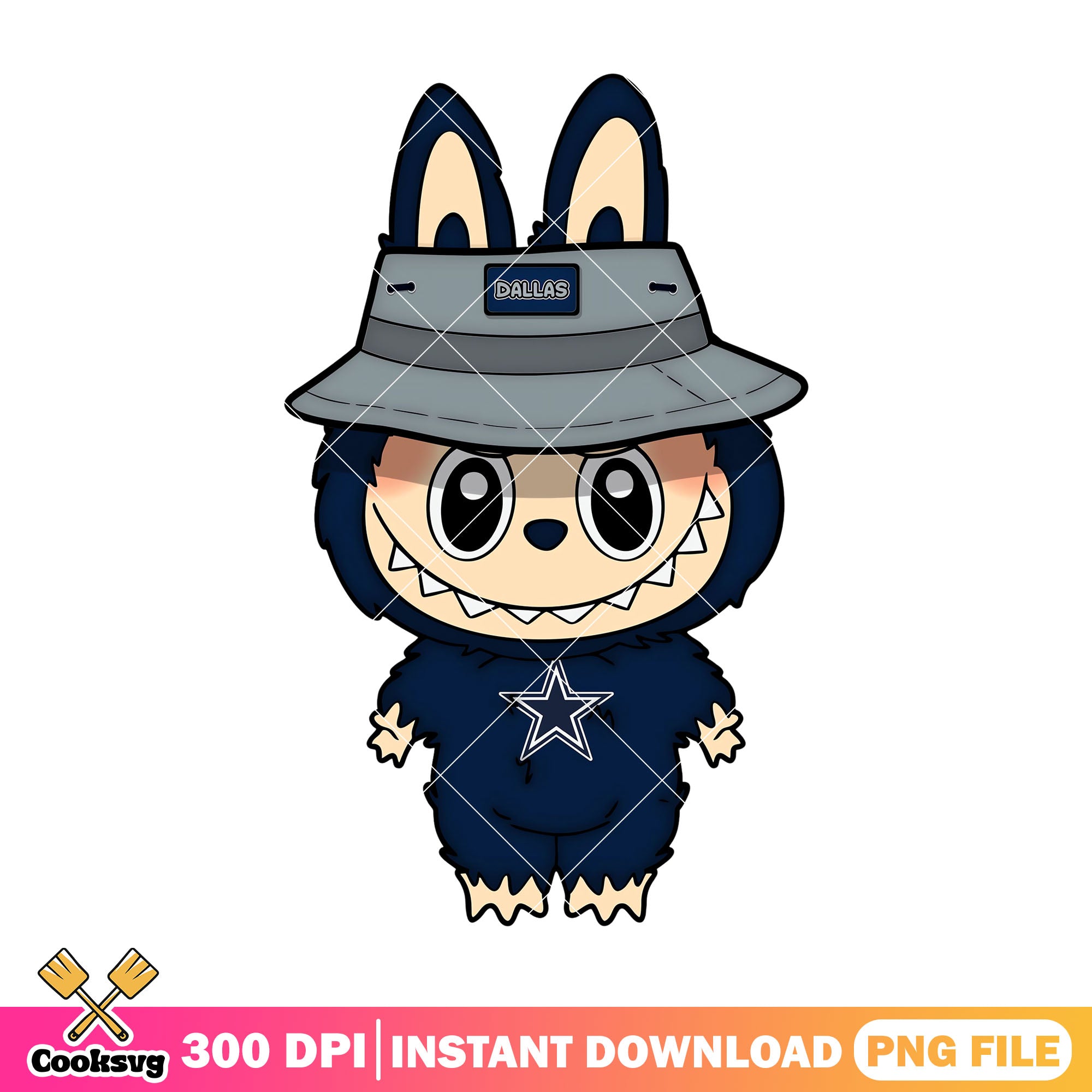 Dallas labubu baseball team png, labubu popmart png, labubu art png ...