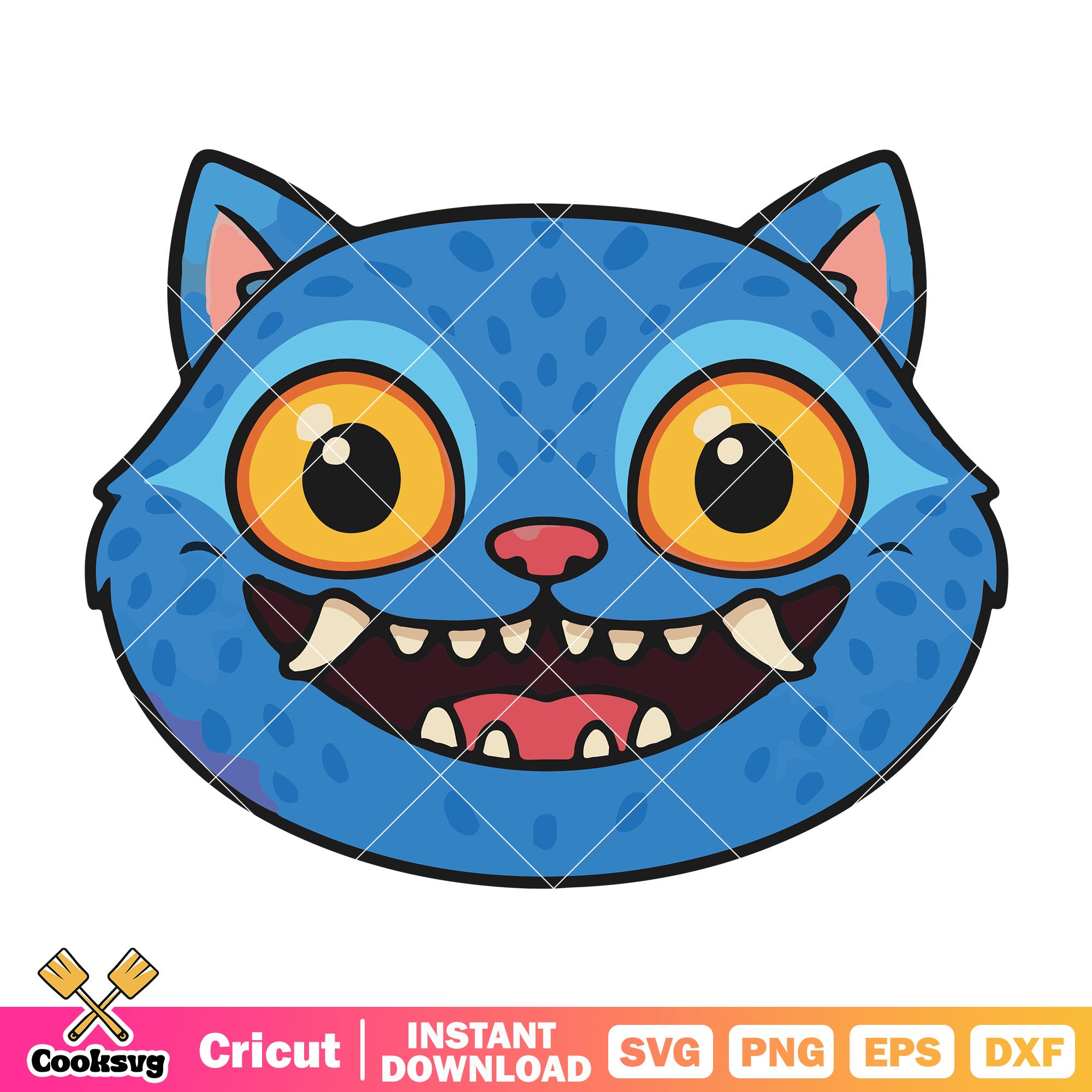 Derpy tiger kpop head svg, derpy kpop svg, kpop demon hunters svg – Cooksvg