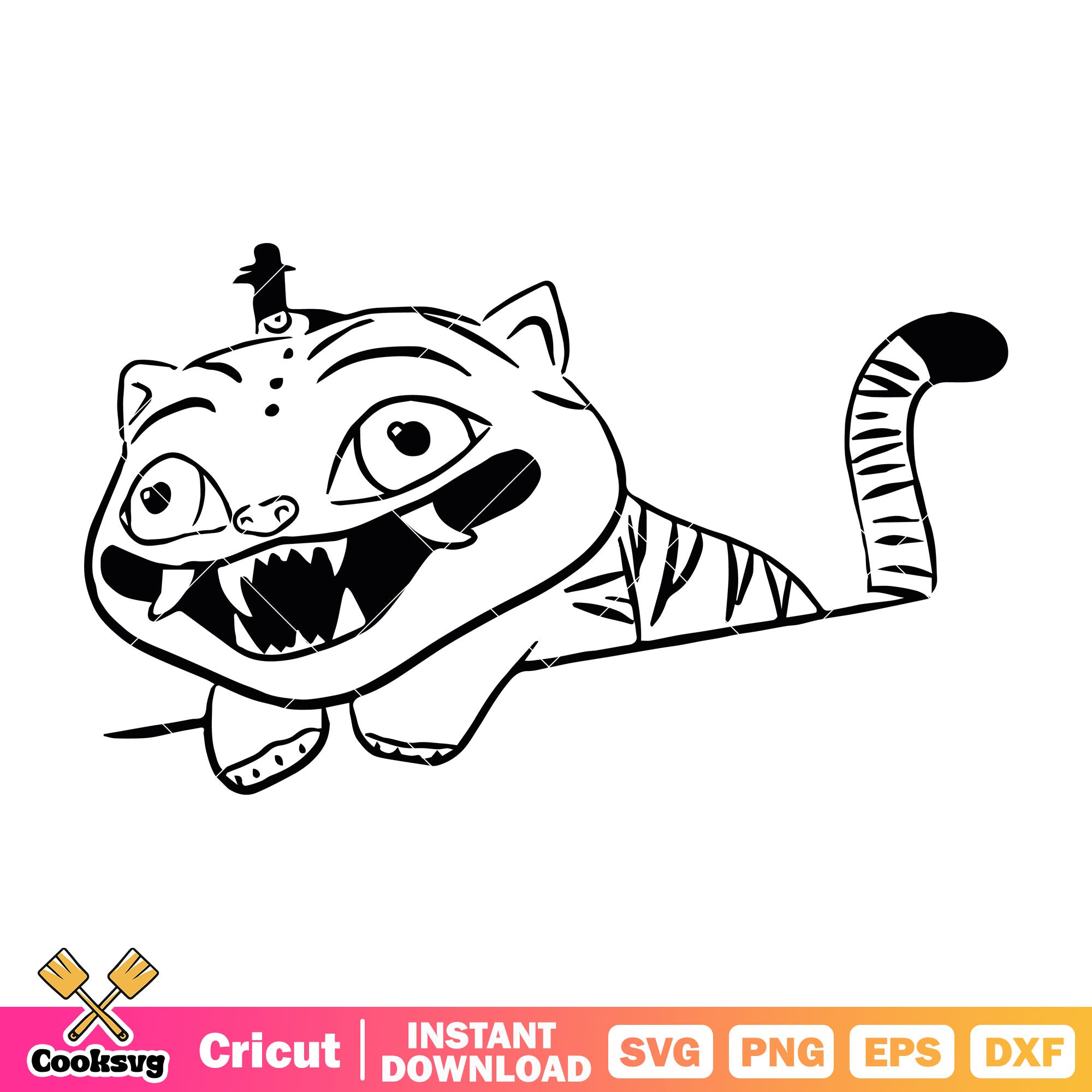 Derpy tiger with sussy svg, derpy tiger svg, derpy sussy svg – Cooksvg