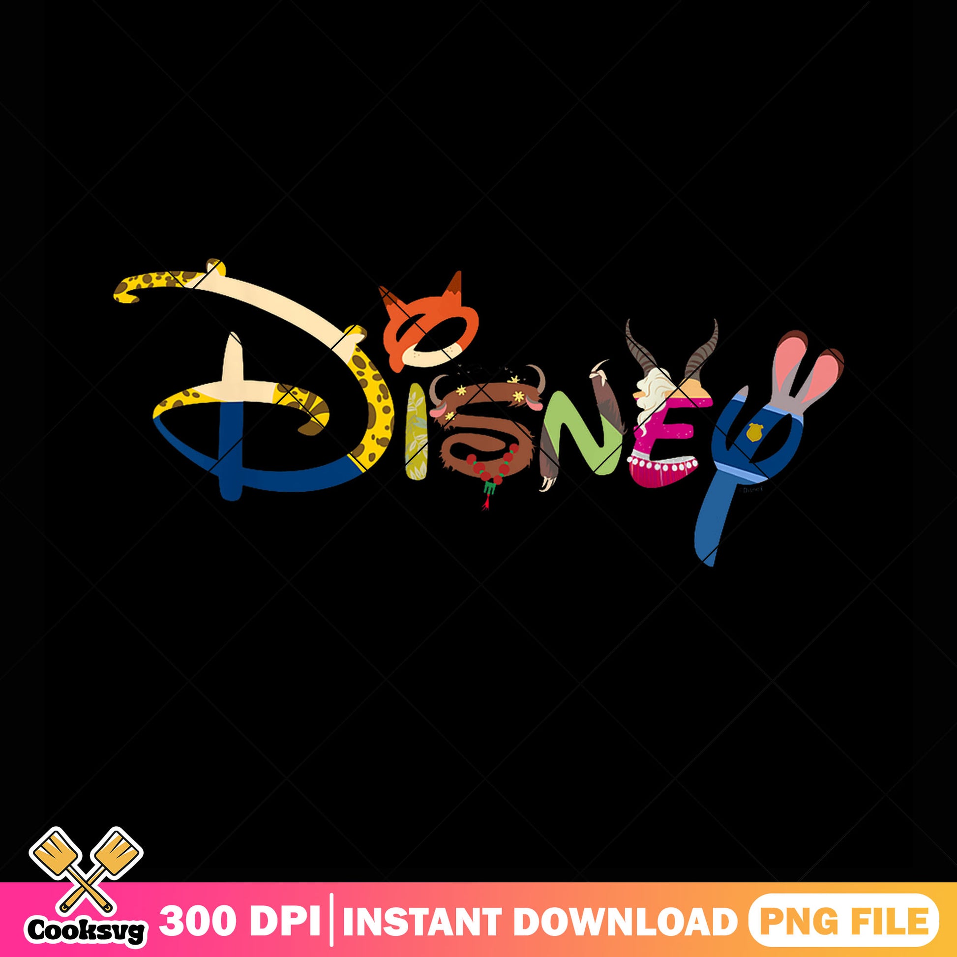 Disney logo zootopia png, zootopia sublimation png, disney Zootopia pn ...