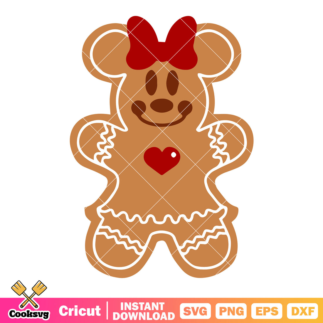 Disney minnie christmas gingerbread svg, mickey gingerbread svg – Cooksvg