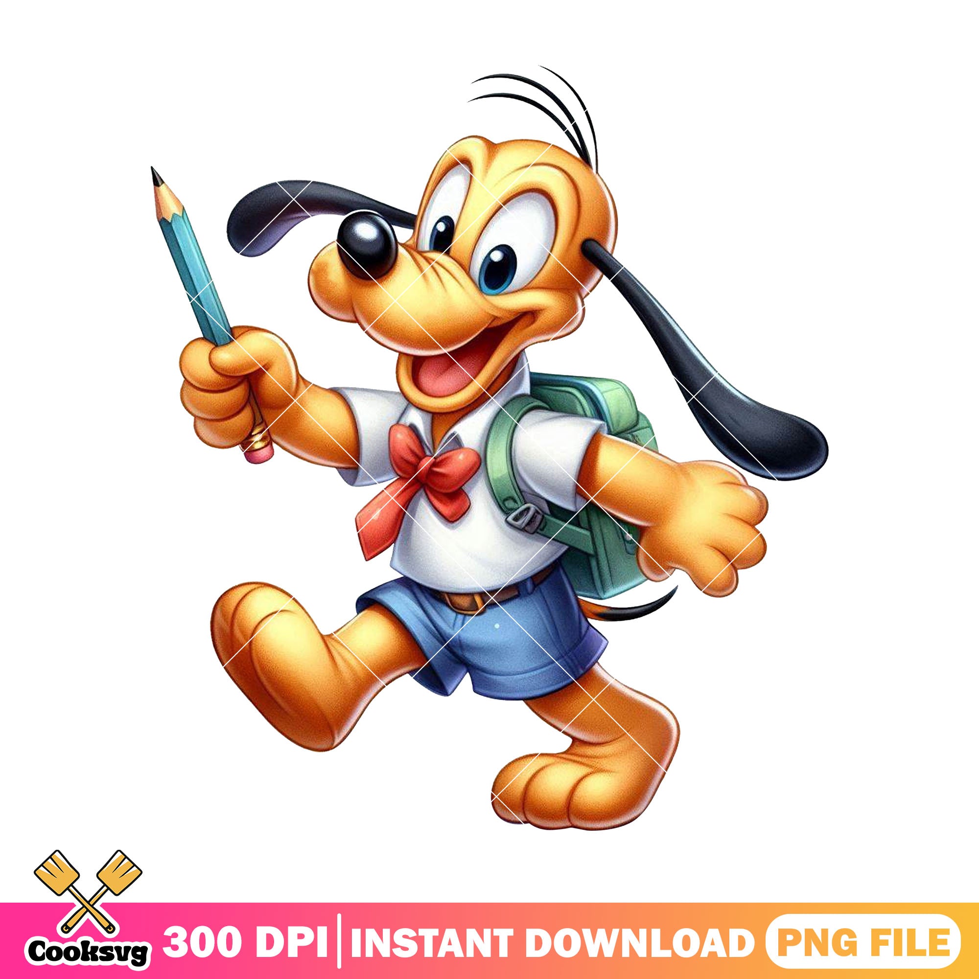Disney pluto cute design png, disney art png, i want back to school pn ...