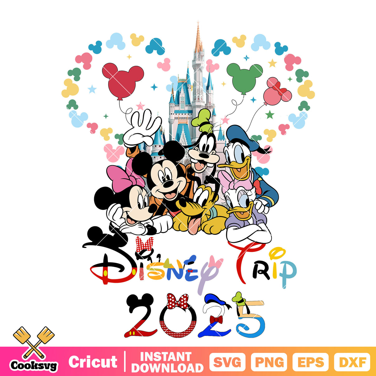 Disney trip 2025 with mickey friends png, disney trip png – Cooksvg