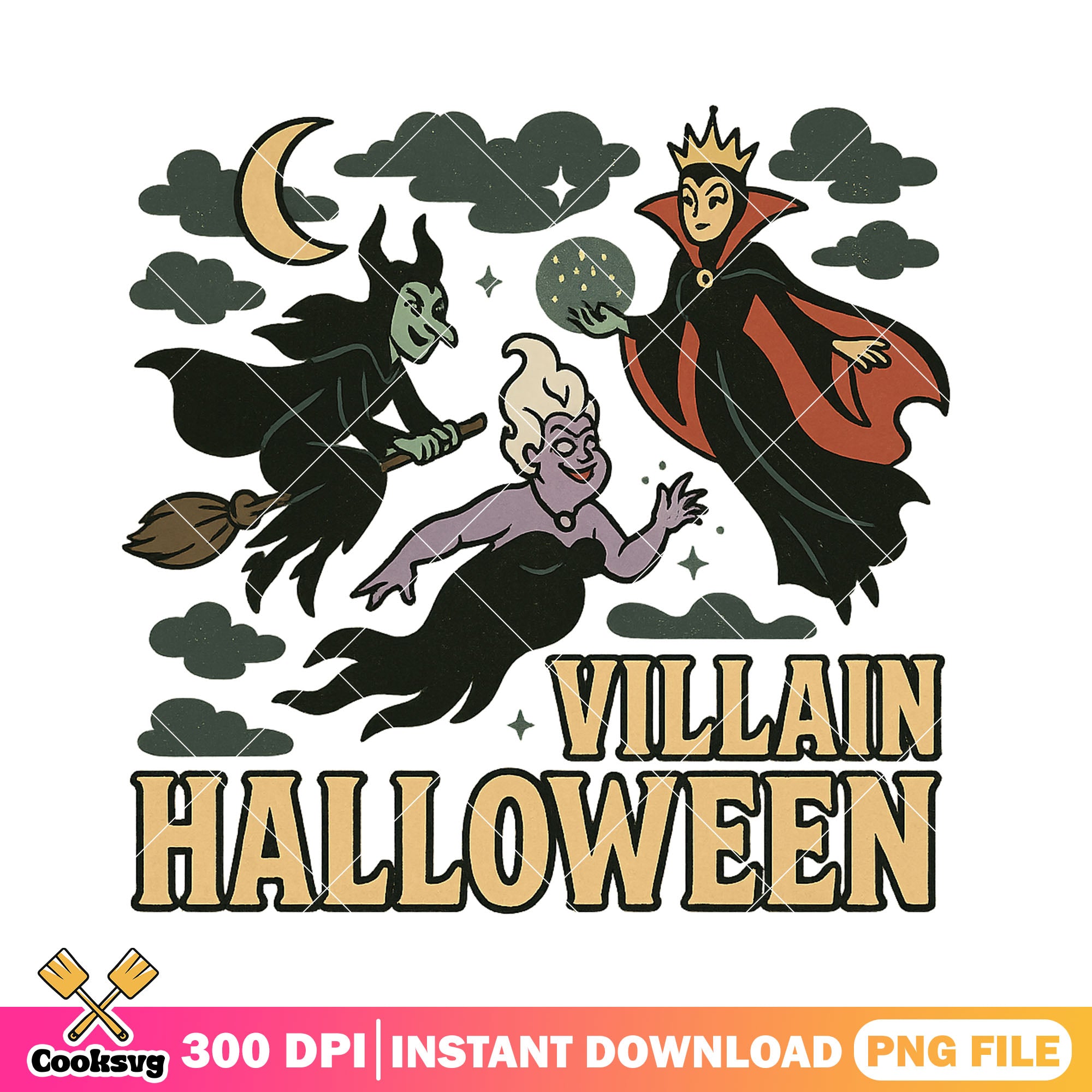Disney villain halloween drawing png, horror disney villains png – Cooksvg