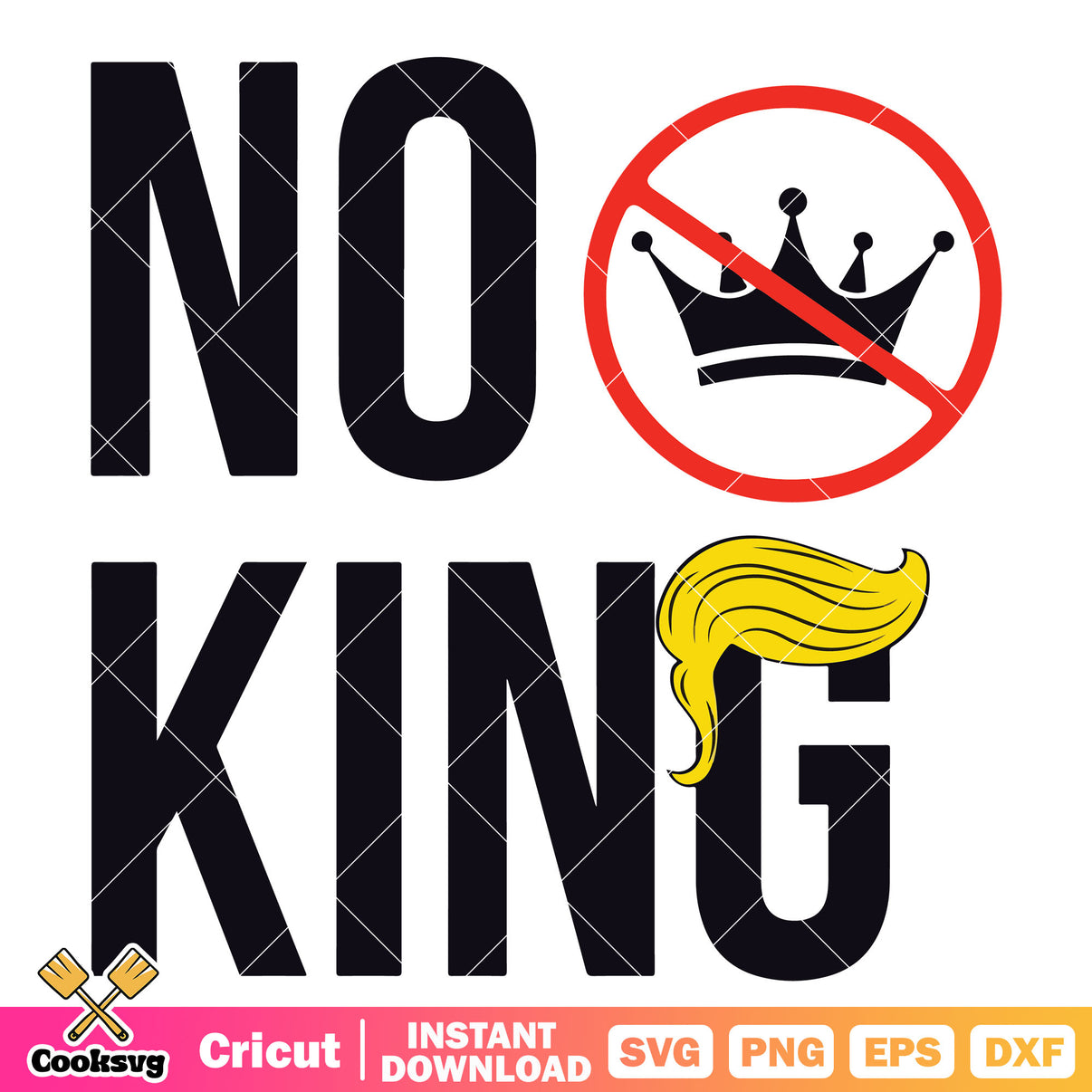 Donald trump american no king svg, stop trump no kings svg – Cooksvg