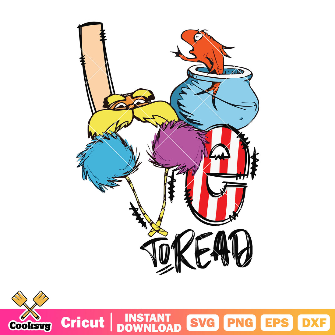 Dr seuss lorax love to read svg, the lorax movie svg, dr seuss read sv – Cooksvg