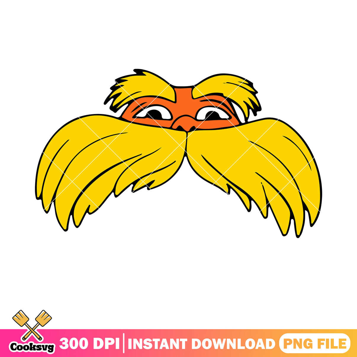 Dr seuss the lorax head cartoon png, dr seuss lorax png – Cooksvg