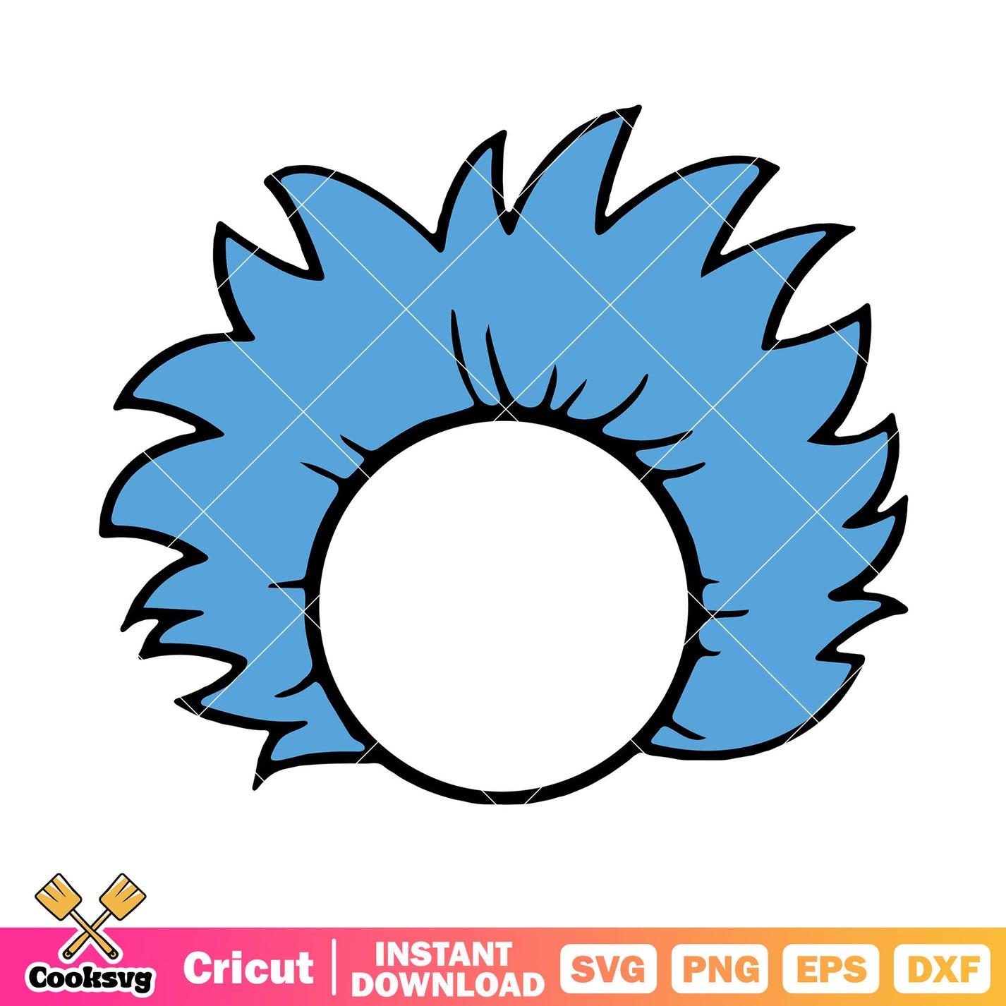 Dr seuss thing one head svg, dr seuss thing one svg, dr seuss svg – Cooksvg
