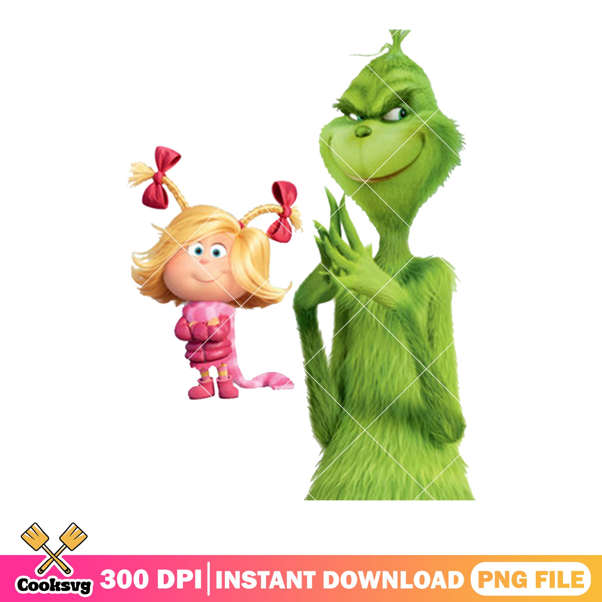 Evil monster and a little girl png, grinchmas png, cindy lou who png ...