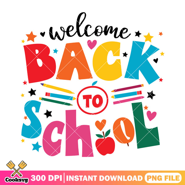 File school back design png, go back to school png, poster art png ...