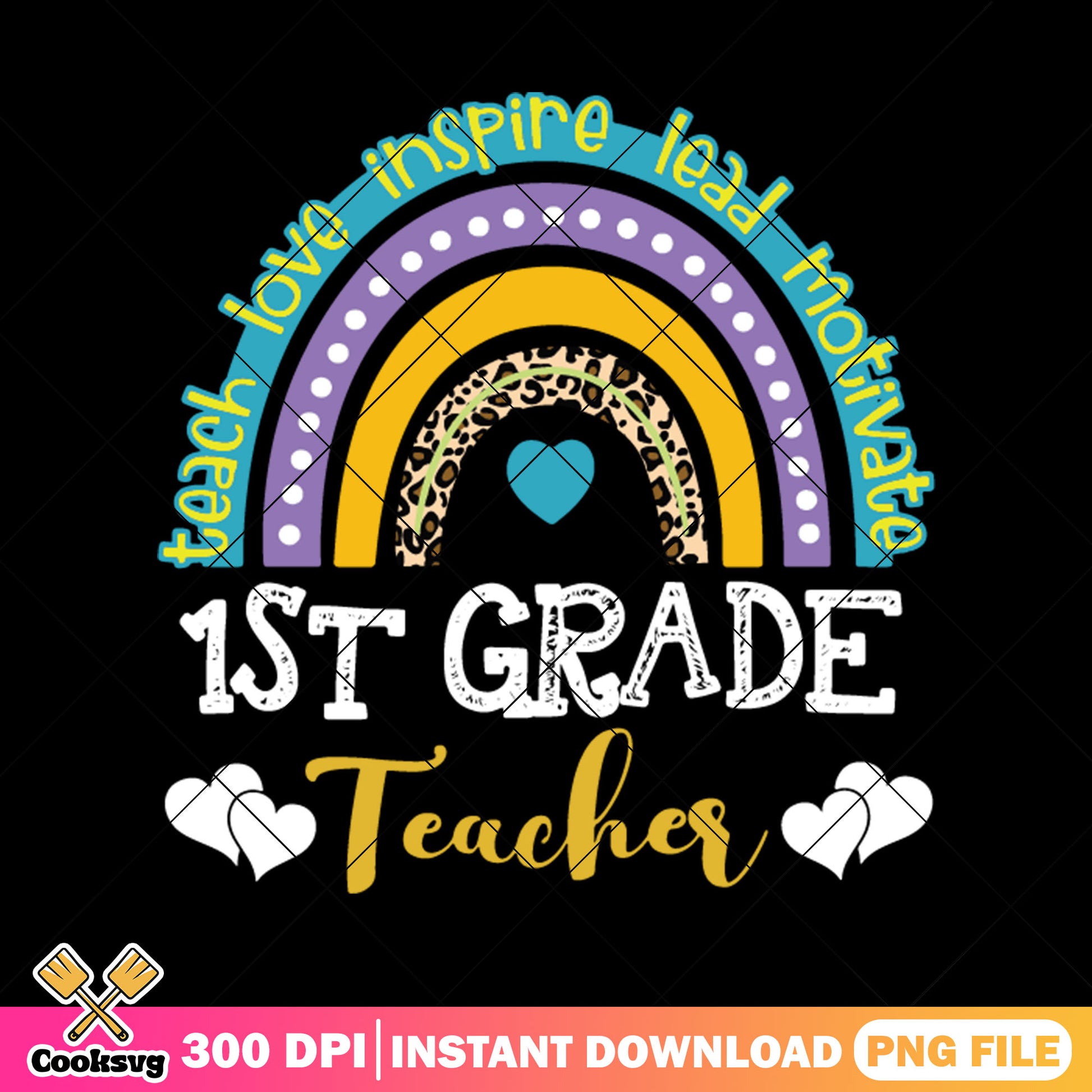 First teacher grade design png, rainbow png, going back to school png ...