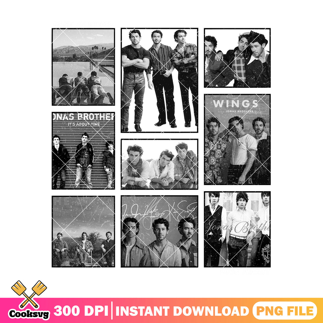 Frame vintage jonas png, jonas brothers band png, jonas brothers png ...