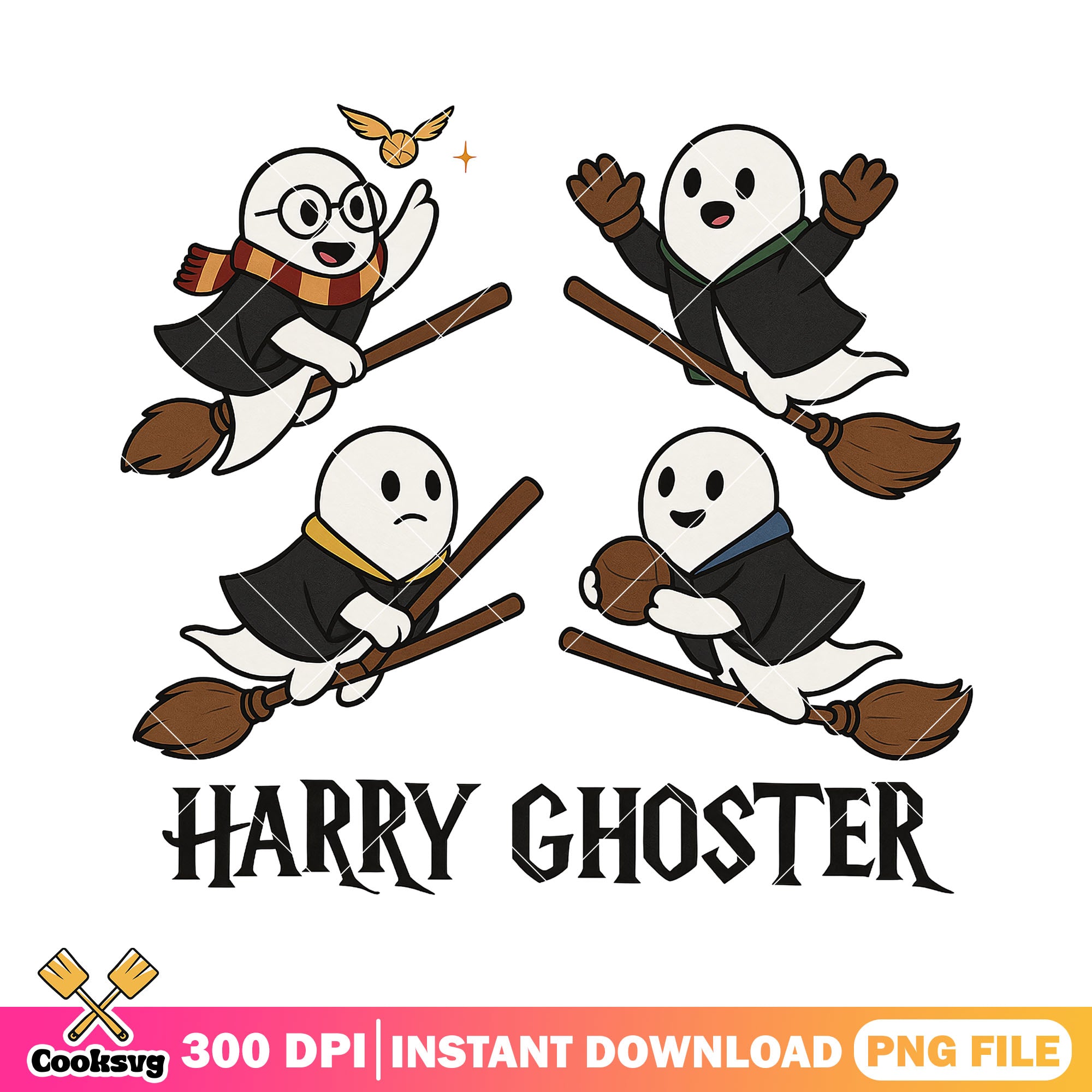 Ghosts on broomsticks png, harry ghoster png, harry potter ghost png ...