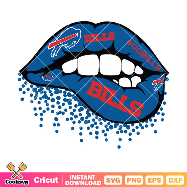 Go bills sexy bite lip svg, bills svg, buffalo bills svg – Cooksvg