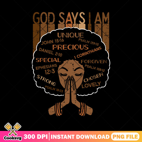 God say i am precious png, god say i am png, psalm 18 23 png – Cooksvg