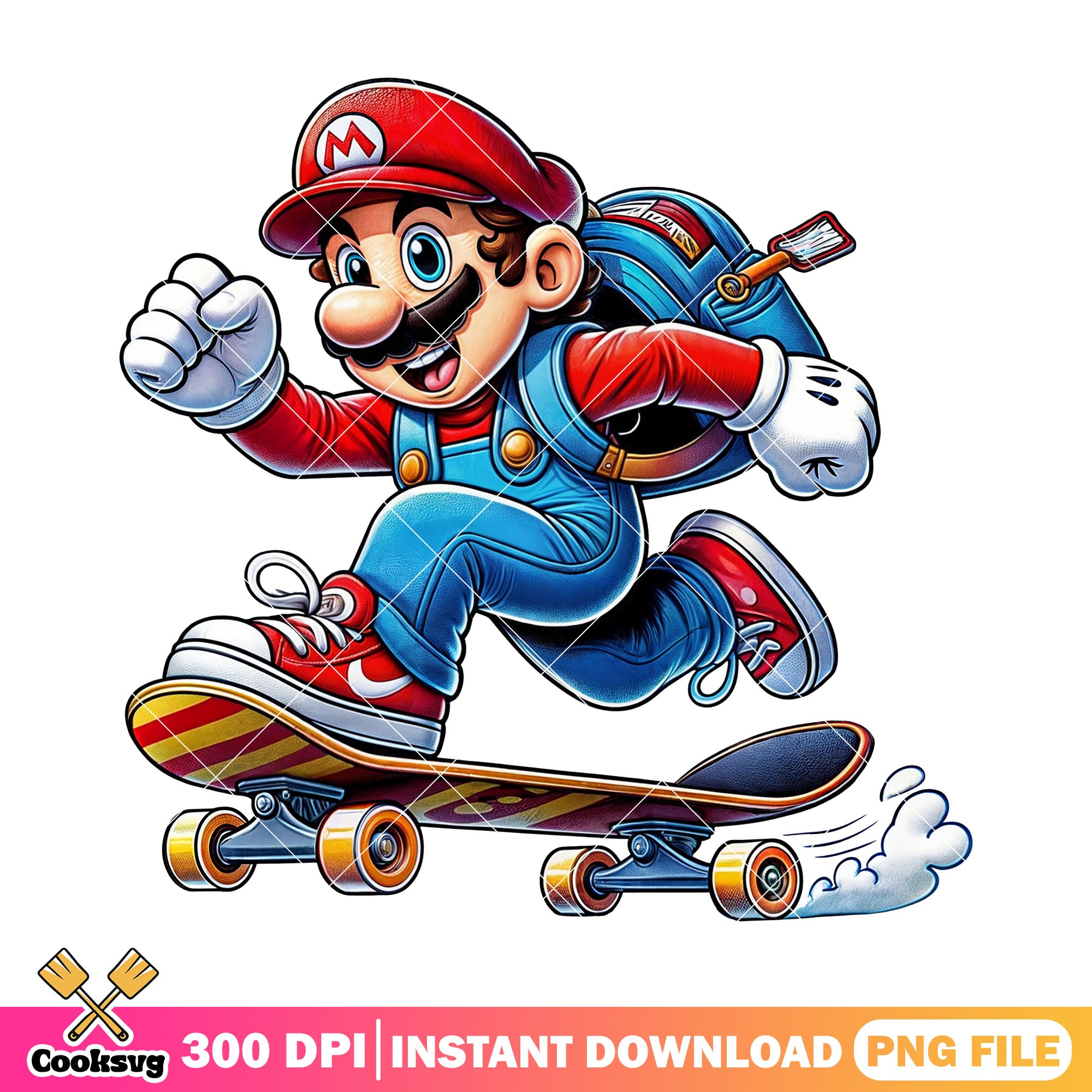 Going school with mario png, mario happy png, back to school day png ...