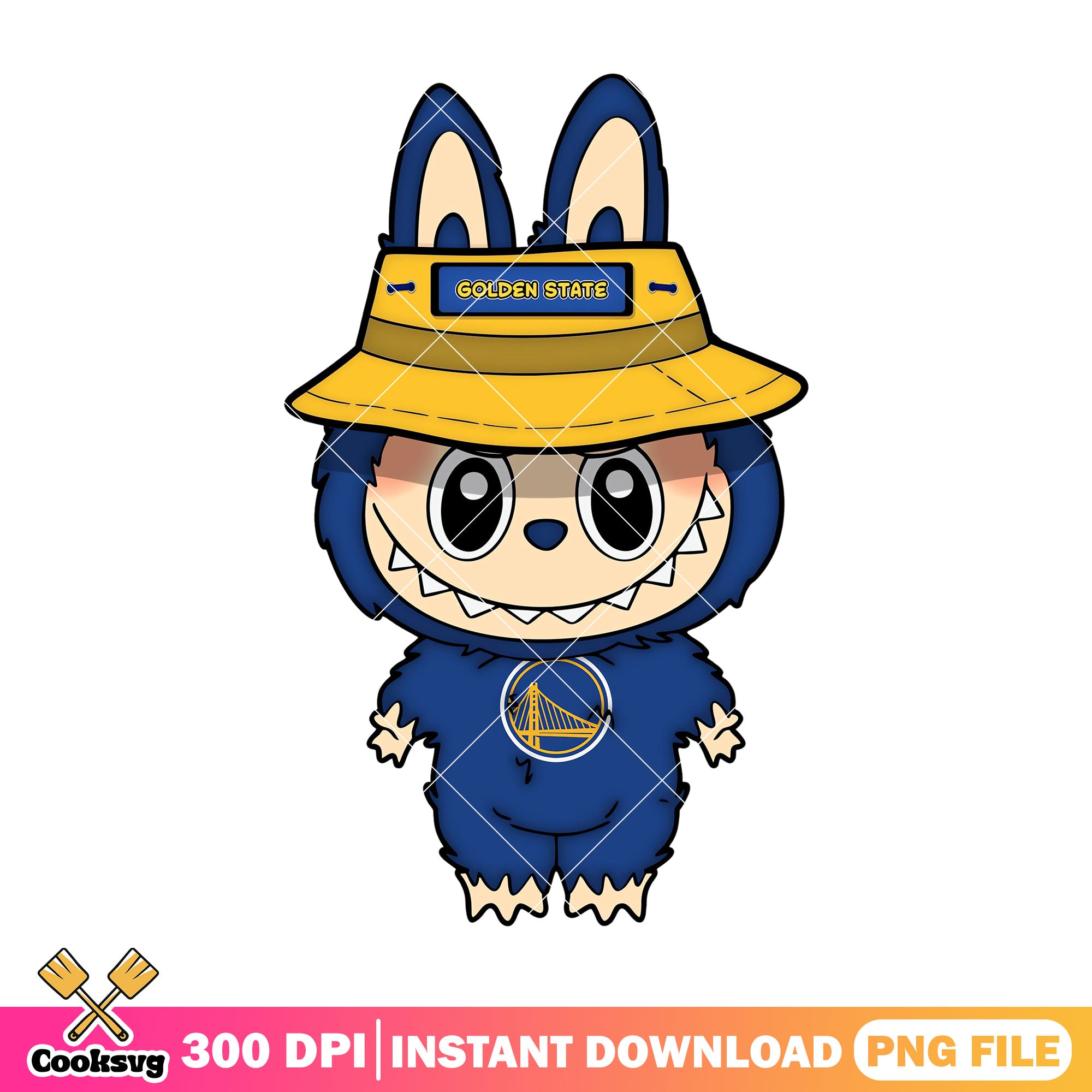 Golden state labubu baseball team png, labubu happy png, labubu art pn ...