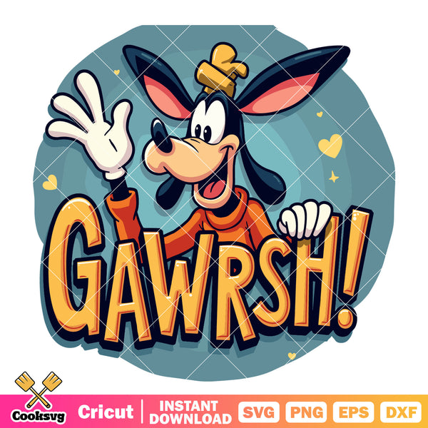 Goofy dog disney gawrsh svg, disney characters goofy svg – Cooksvg