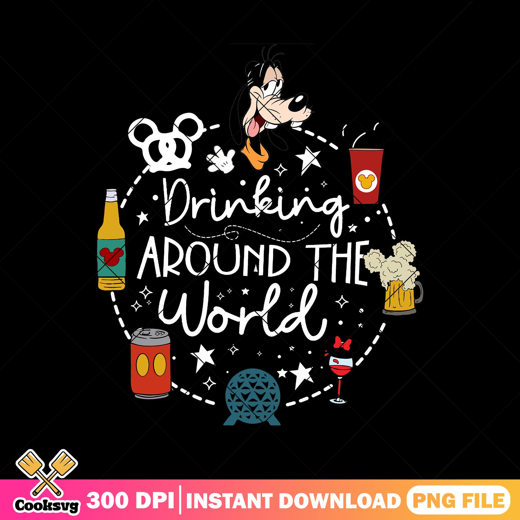 Goofy drink world png, mickey and goofy png, walt disney png – Cooksvg