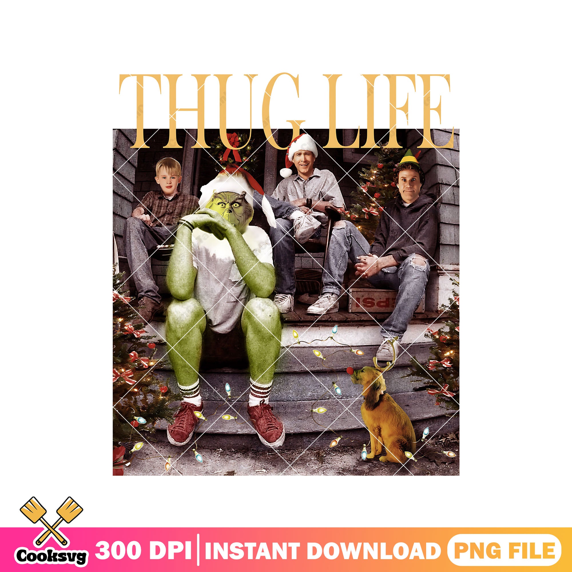 Grinch and friends thug life png, thug thug life png, grinch christmas ...