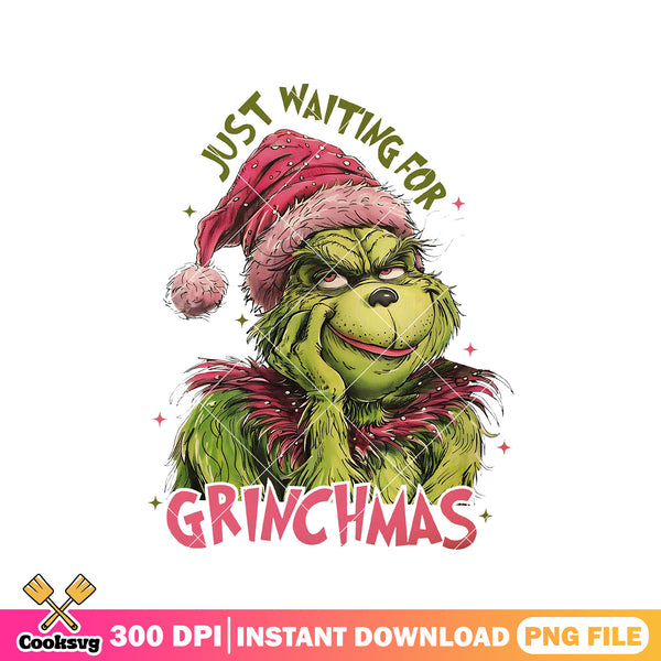 Grinch waiting for christmas png design, grinch christmas png – Cooksvg