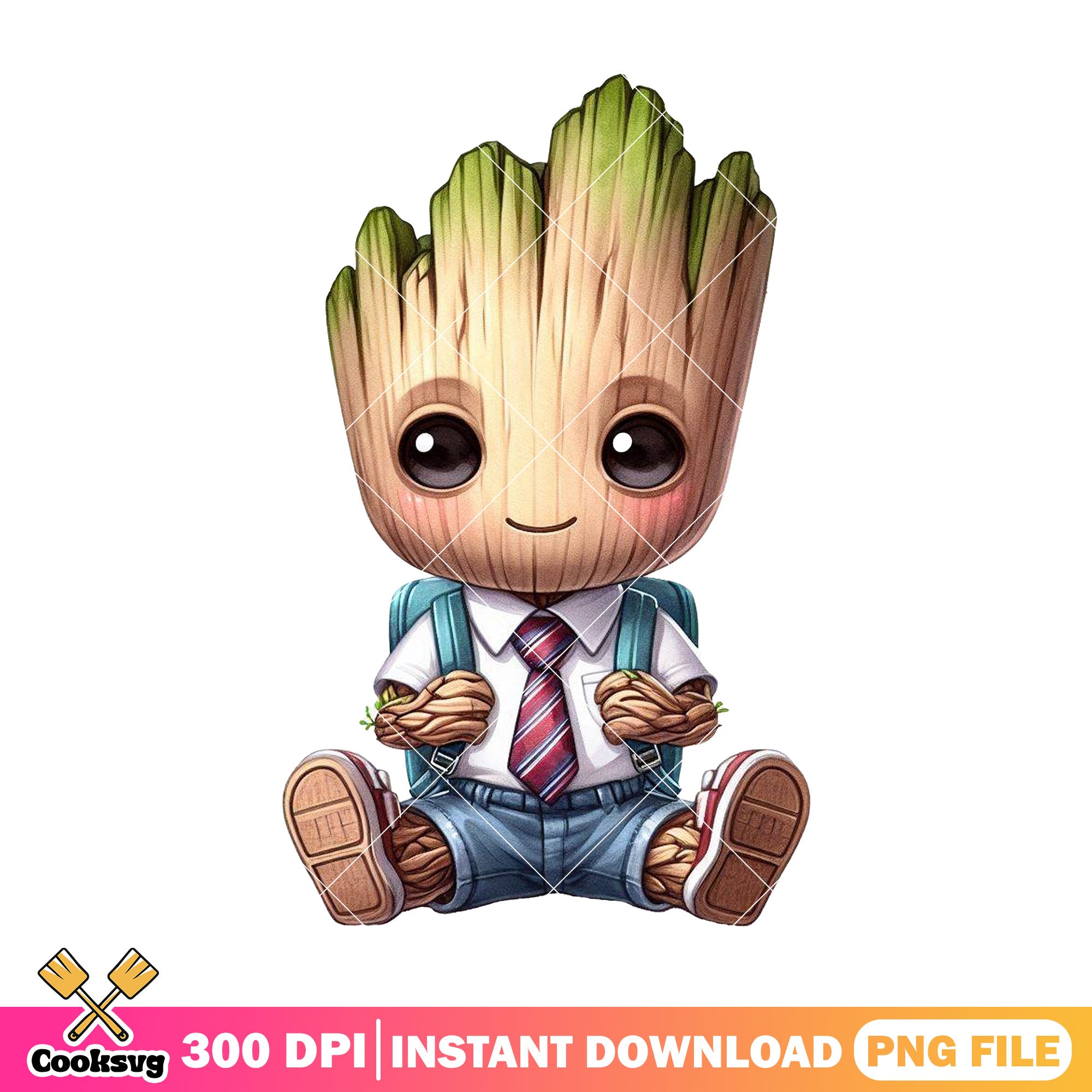 Groot sitting design png, going back to school png, groot art png – Cooksvg