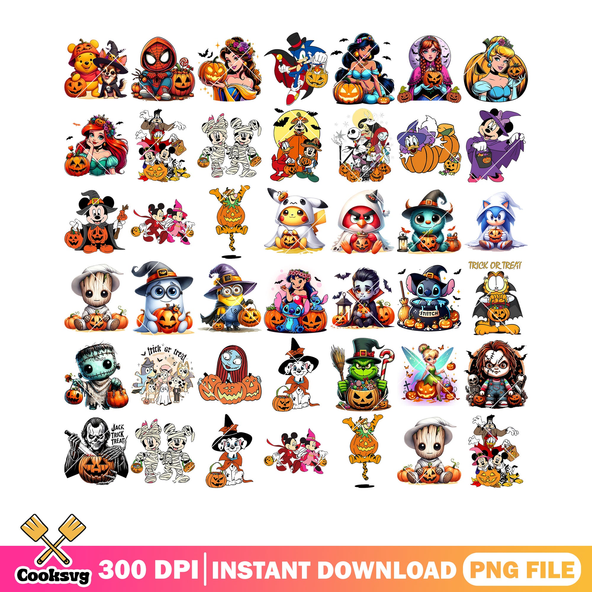 Happy Grinch png bundle, 101 dalmatians png, princess jashmine png ...