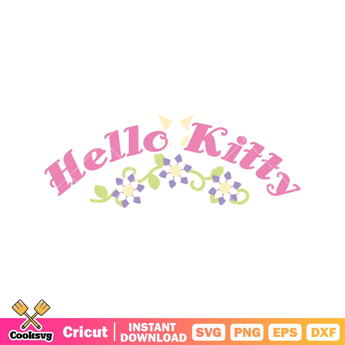 Hello kitty pink name design svg, hello kitty name svg, kitty cat svg ...