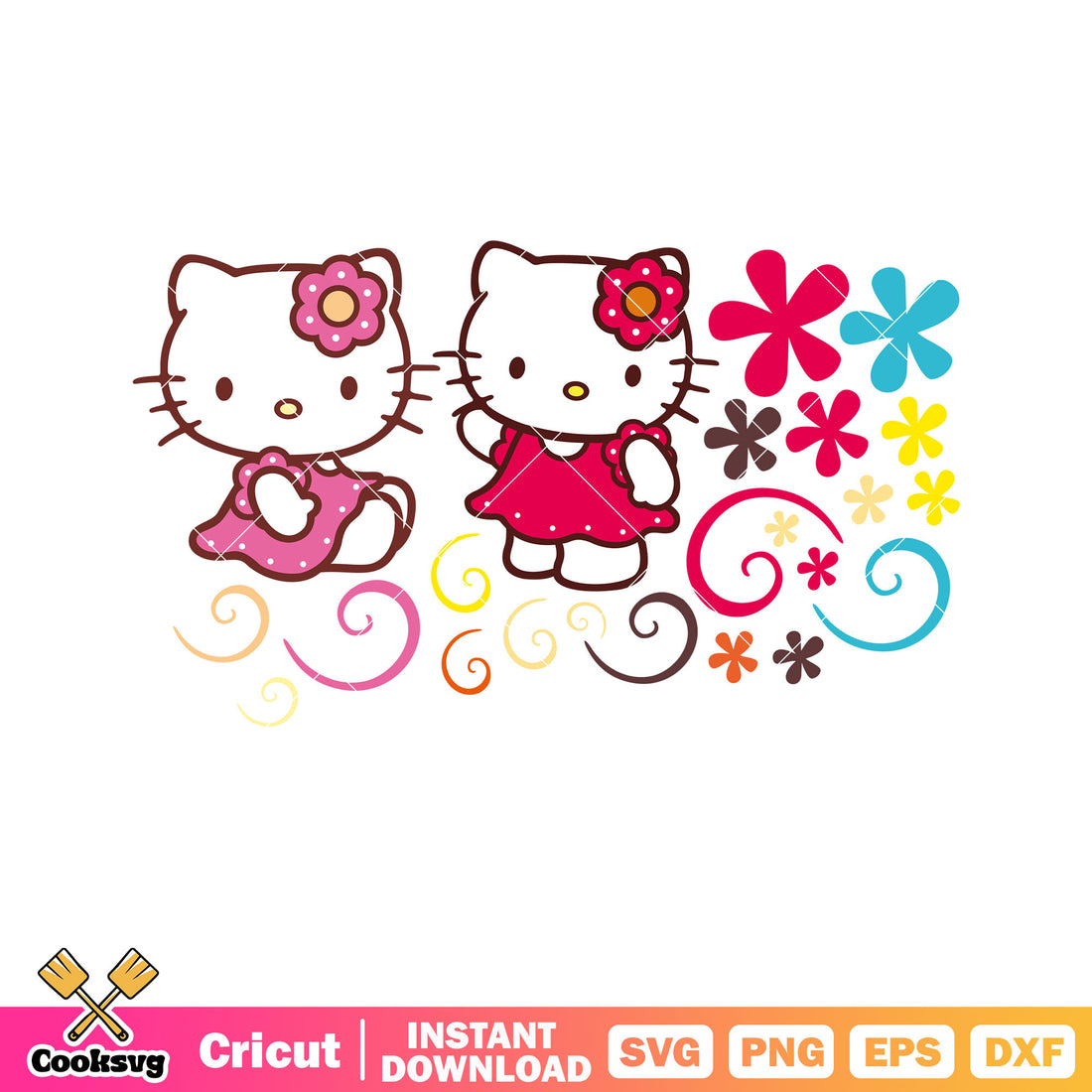 Hello kitty sanrio cat vibes svg, sanrio hello kitty svg – Cooksvg
