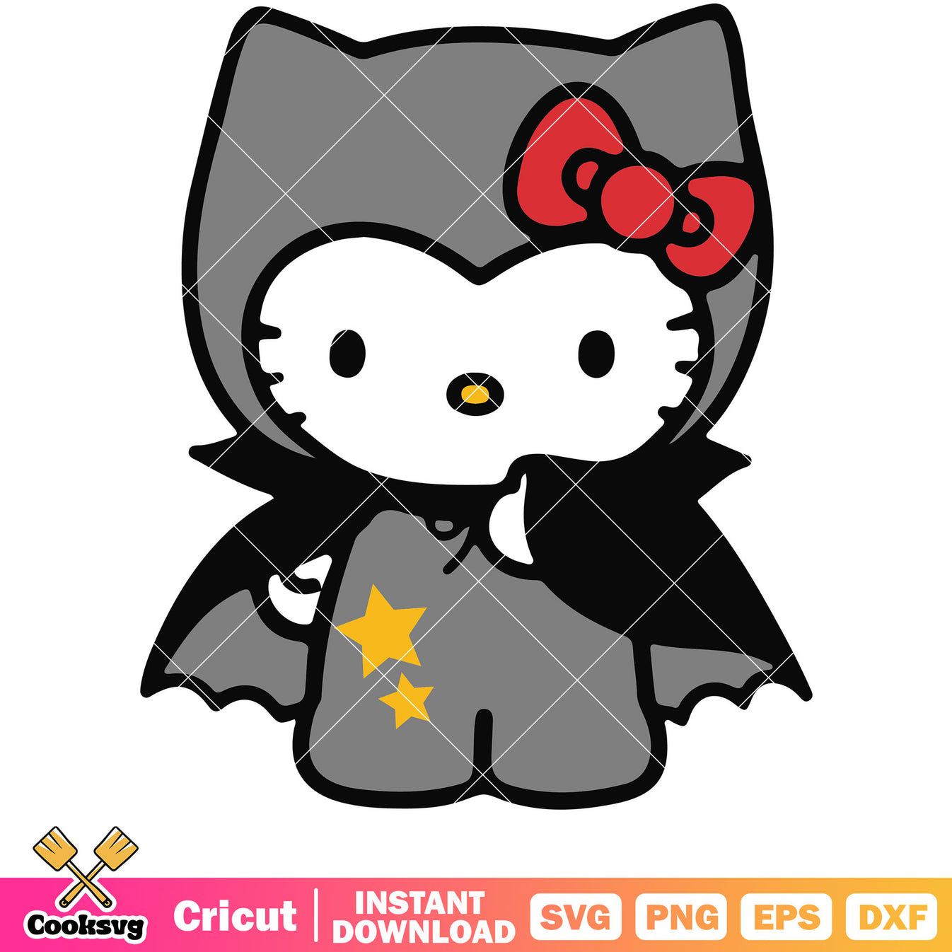 Hello kitty vampire svg, hello kitty halloween svg, halloween svg – Cooksvg